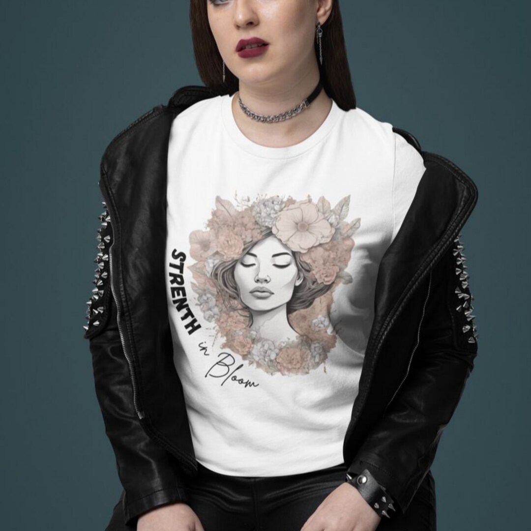 Gypsy Grace: Strength in Bloom Woman's Tee Shirt Printed Unisex Jersey ...