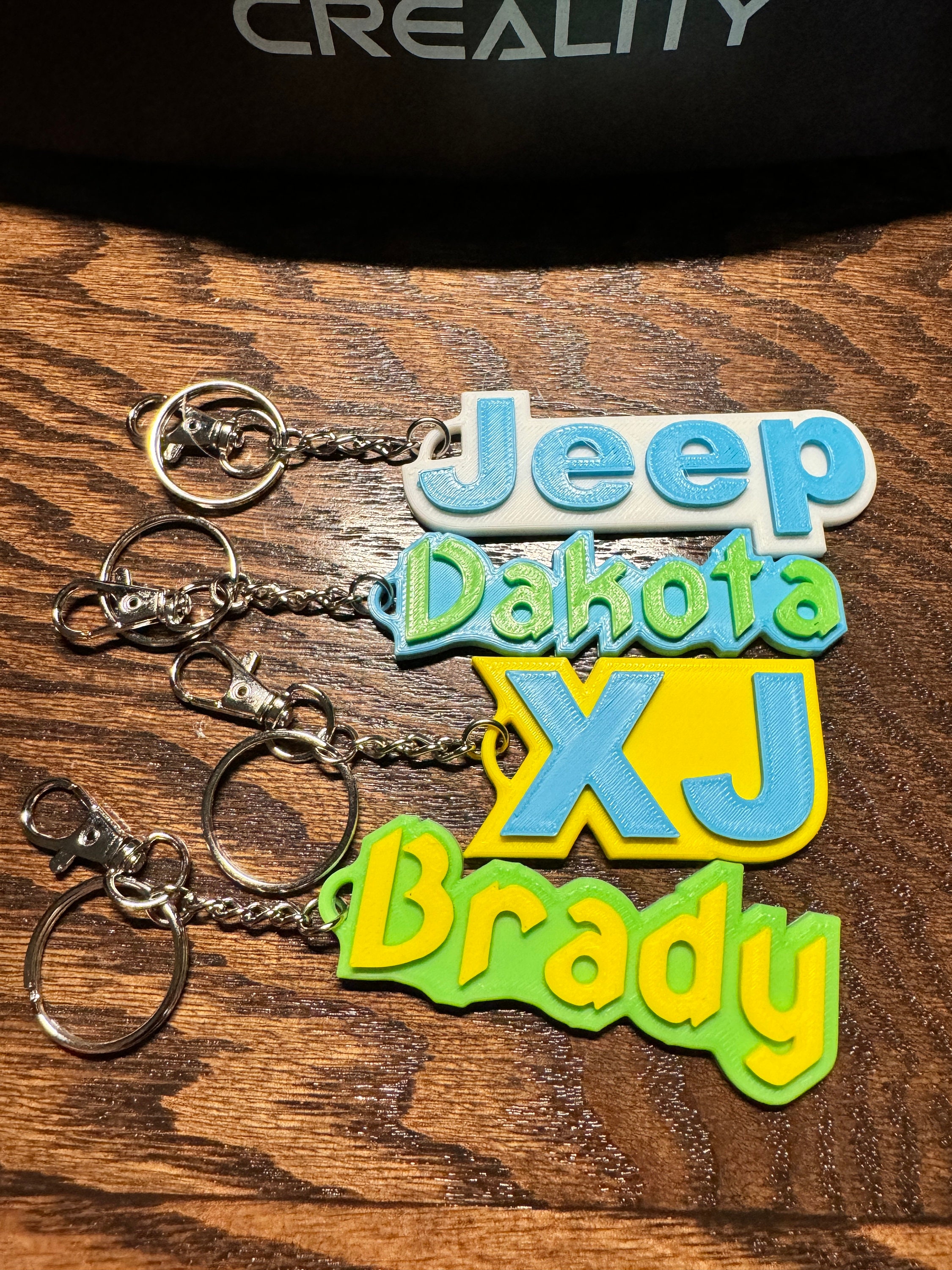 Custom 3d Printed Keychains Name Keychains Custom Keychain 3d Printing ...