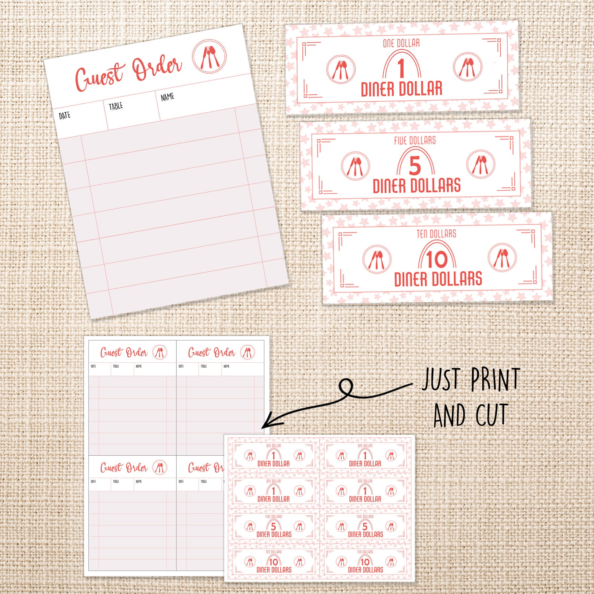 Restaurant Dramatic Play, Pretend Play Restaurant, Pretend Play ...