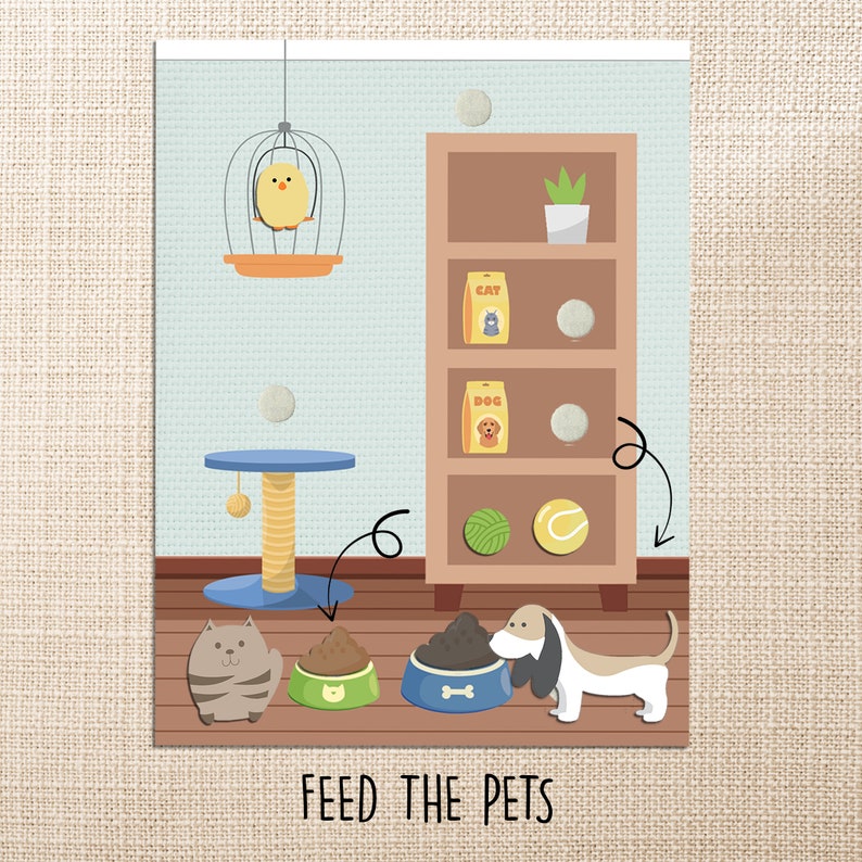 Pets Busy Book Printable, Pets Quiet Book, Preschool Activities ...