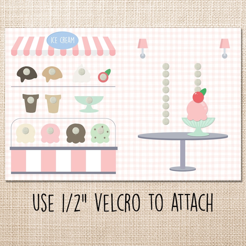 Ice Cream Busy Book Printable, Ice Cream Activity, Ice Cream Quiet Book ...