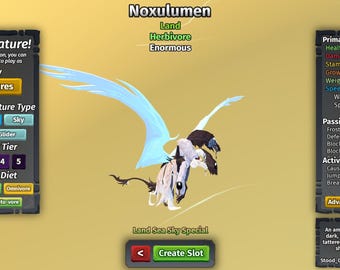 Corvurax Species Creatures of Sonaria Roblox - Etsy