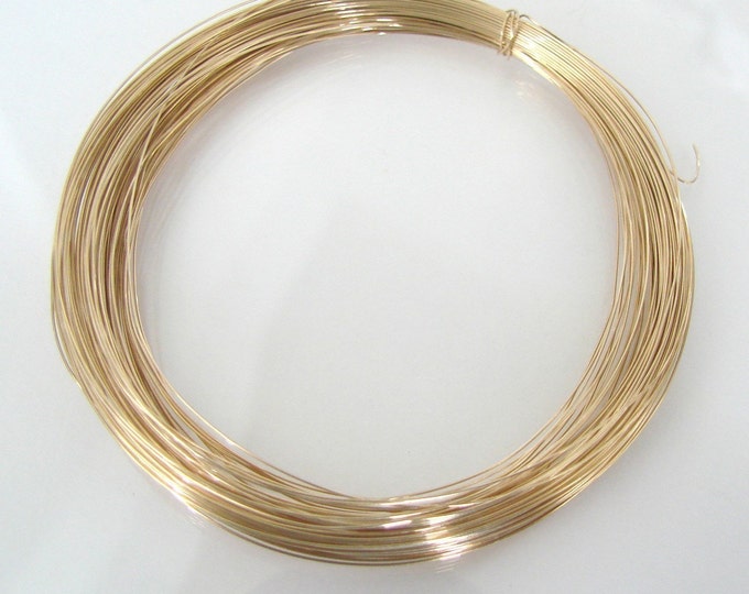 14K SOLID GOLD 28g Wire for Jewelry Making - 1 Foot - Etsy