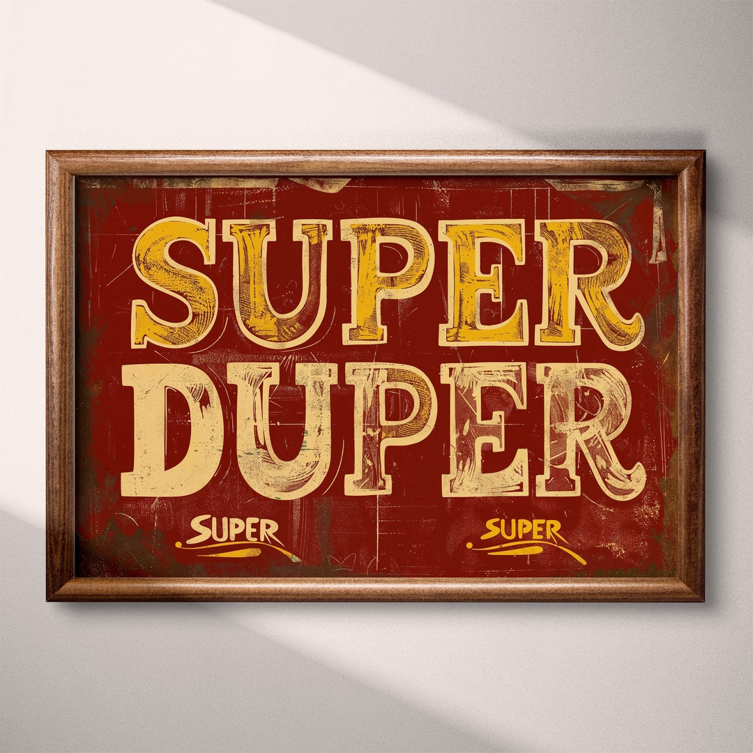 Super Duper PRINTABLE Download Typography Decor Quotes and Typography ...