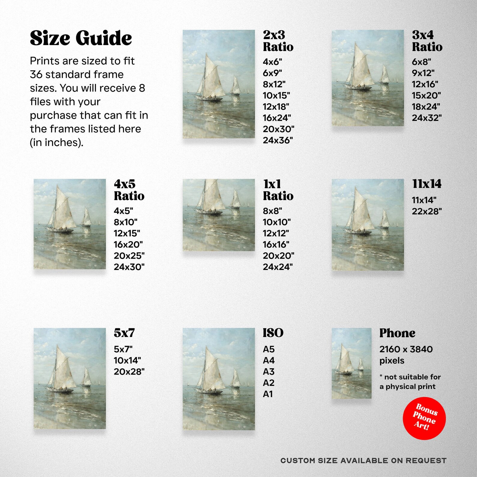 Sailboats PRINTABLE Art Marine Wall Art Nautical Print Gray, Green and ...