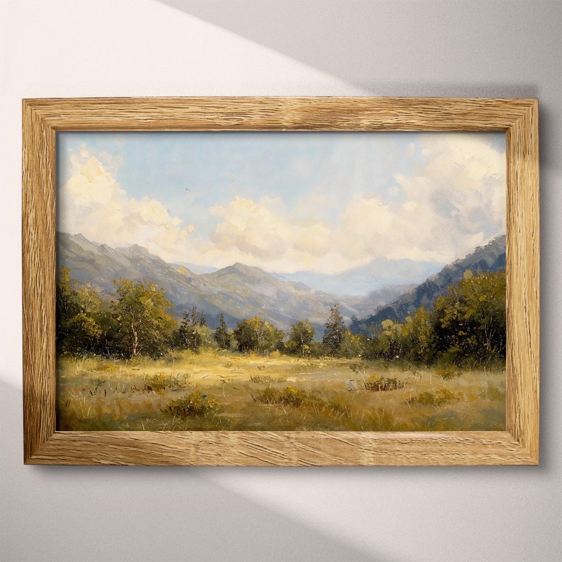 Mountain Valley PRINTABLE Download Landscape Decor Landscapes Print ...