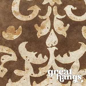 Batik Pattern PRINTABLE Art Textile Wall Art Abstract Print Brown Decor ...