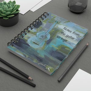 Notebook - Acoustic GUITAR - "notes From the Guitar Strings" - Music ...
