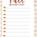 Fall Bucket List Template! 4 Different Template Options of Fall Themed Bucket Lists. - Etsy