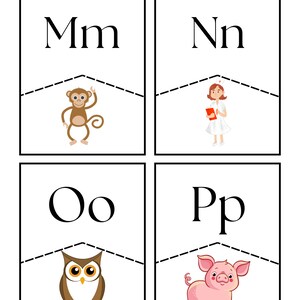 A-Z Matching Game! Match Each Picture With the Letter That It Starts ...