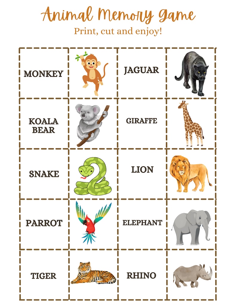 Memory Game Bundle! Animal, Summer, Halloween, Thanksgiving and ...