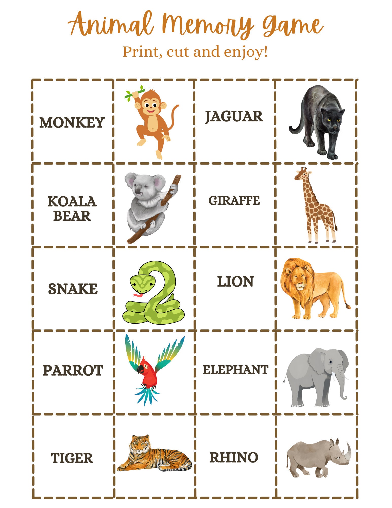 Memory Game Bundle! Animal, Summer, Halloween, Thanksgiving and ...