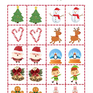 Christmas Memory Game! - Etsy