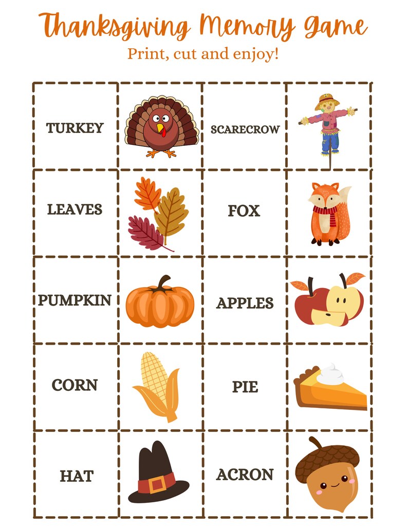 Memory Game Bundle! Animal, Summer, Halloween, Thanksgiving and ...