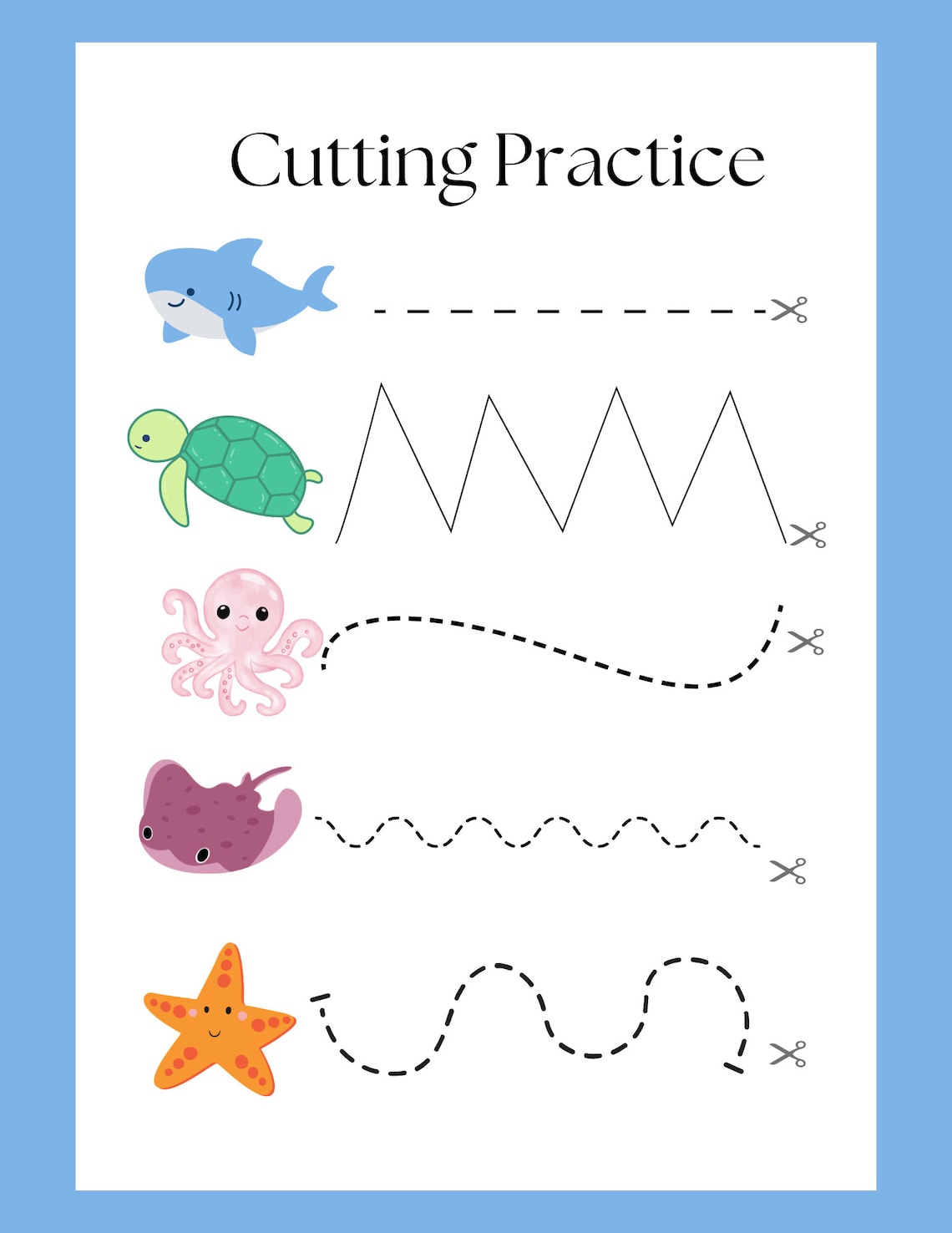 Cutting Practice for Early Learners! - Etsy