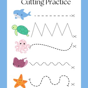 Cutting Practice for Early Learners! - Etsy
