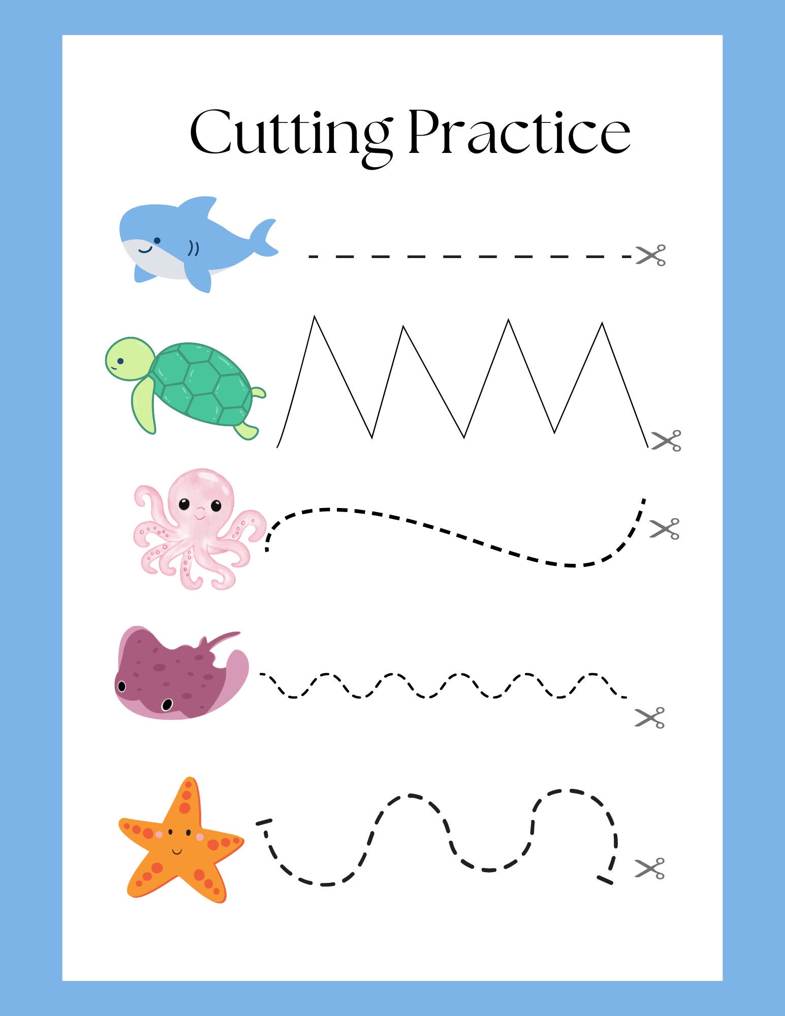 Cutting Practice for Early Learners! - Etsy
