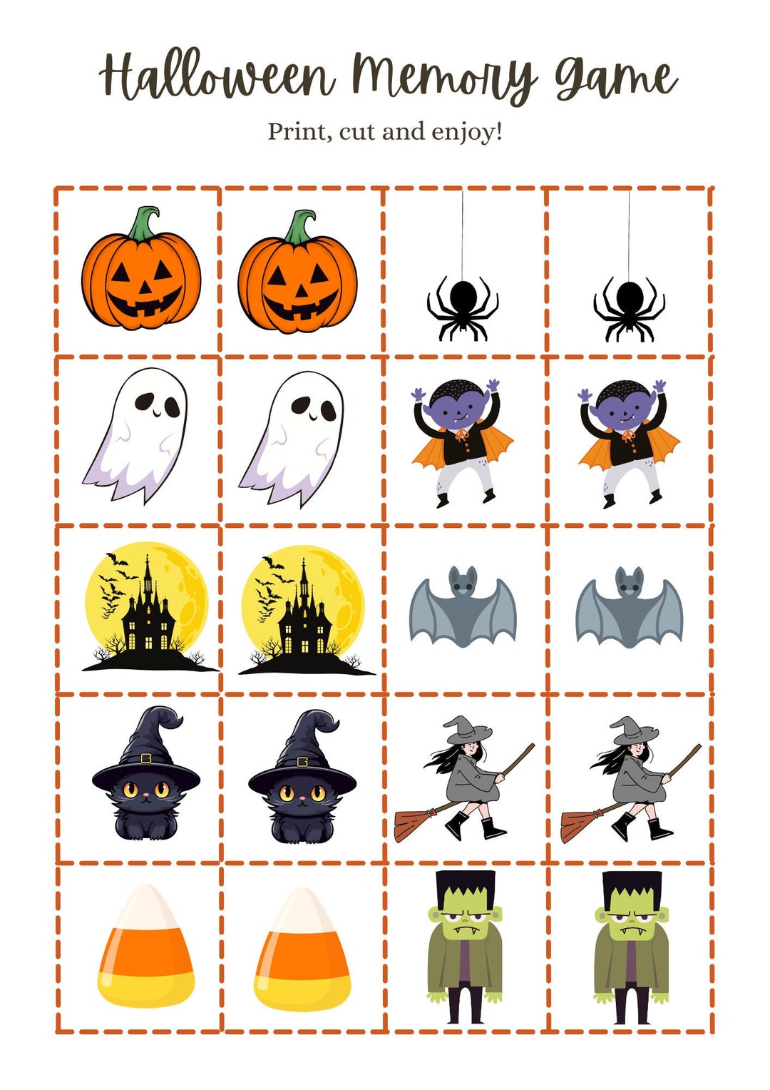 Memory Game Bundle! Animal, Summer, Halloween, Thanksgiving and ...