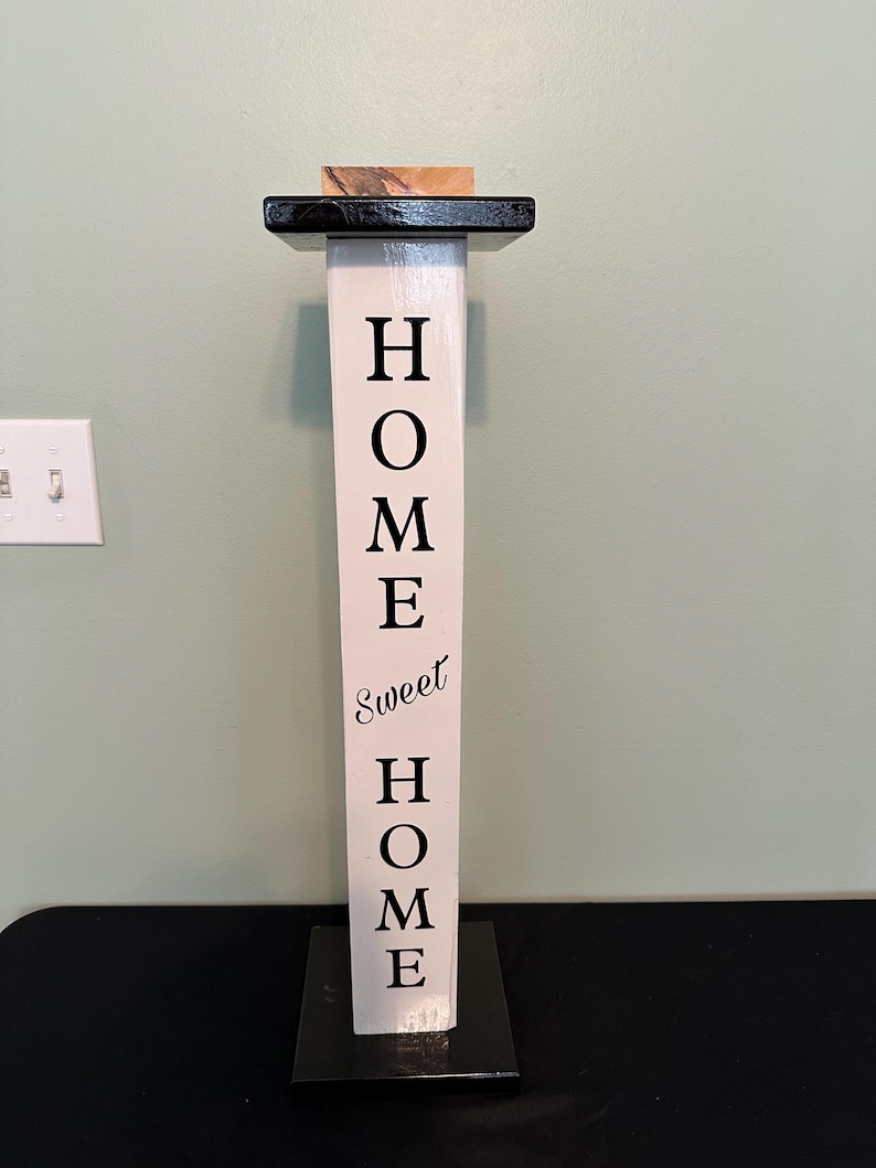 Handmade Wooden Welcome Sign Post With Solar Light: Porch Decor - Etsy