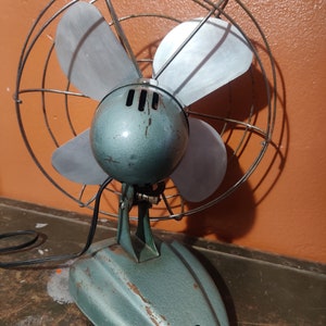 Vintage ZERO Desk Fan Works Rustic Industrial - Etsy