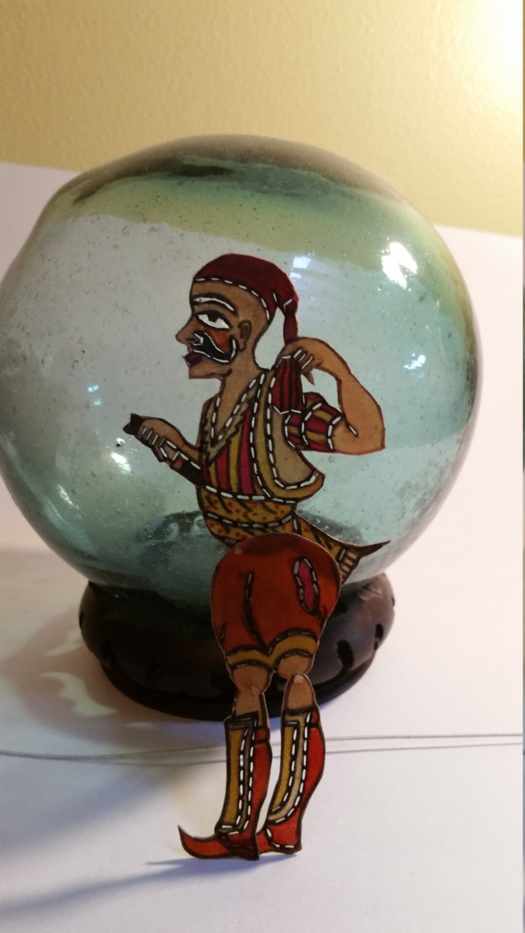 Turkish Karagoz Shadow Puppet 1950's the Turkish Shadow Play - Etsy