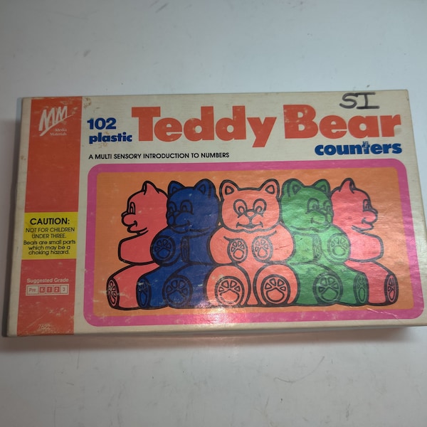 Teddy Bear Counters - Etsy