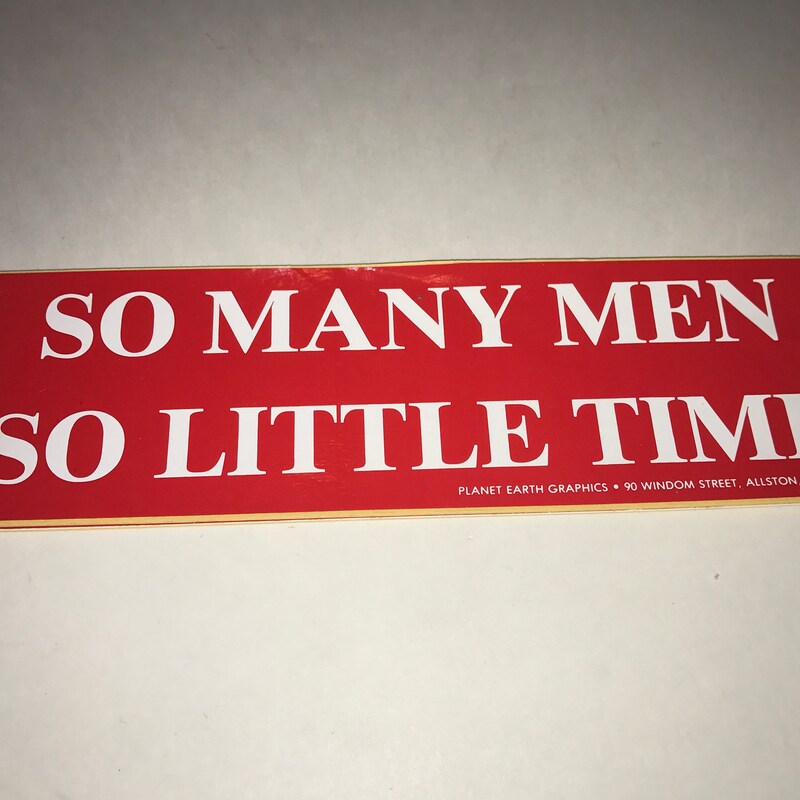 Vintage Bumper Stickers - Etsy