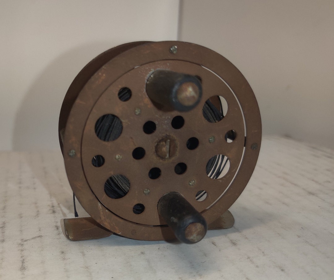Vintage Skeleton Fly Fishing Reel - Etsy