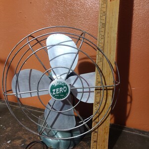 Vintage ZERO Desk Fan Works Rustic Industrial - Etsy