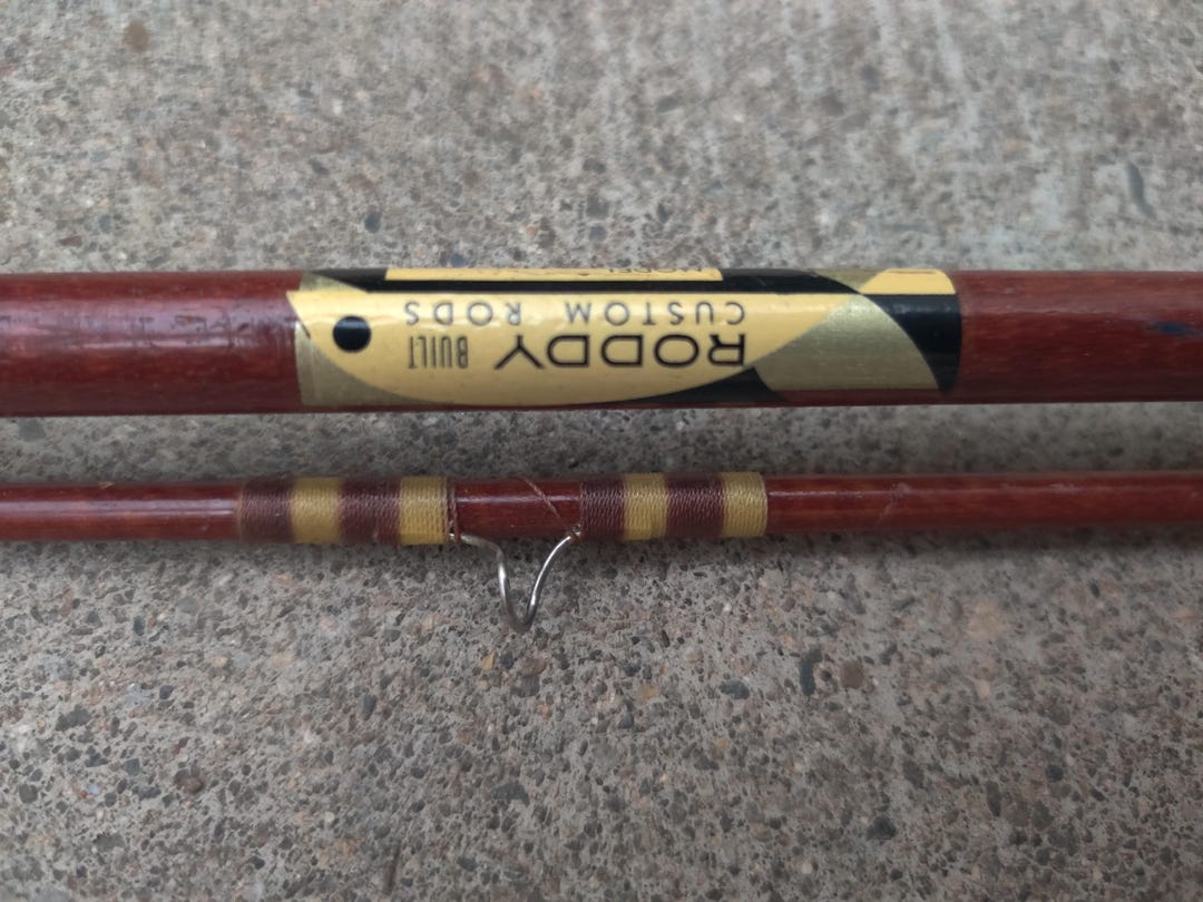 Vintage Roddy Build Custom Rods Fly Fishing Pole Fiber Glass 8 Foot ...