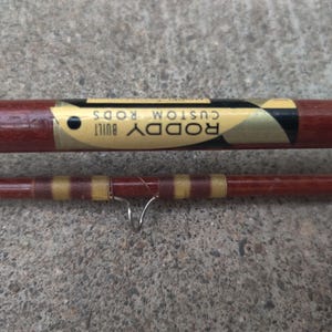Vintage Roddy Build Custom Rods Fly Fishing Pole Fiber Glass 8 Foot ...