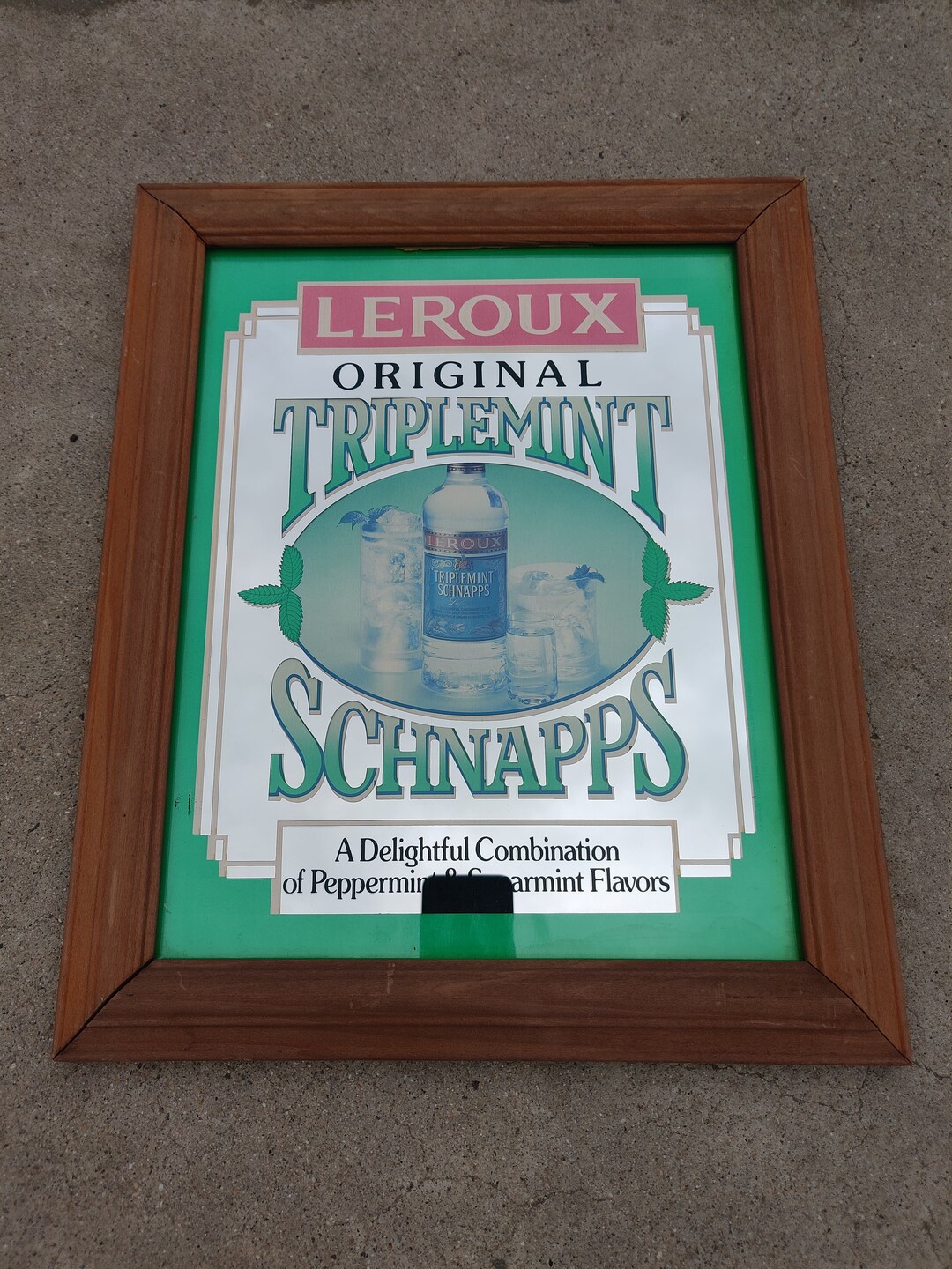 LEROUX Original Triplemint Schnapps Bar Mirror Free Shipping - Etsy