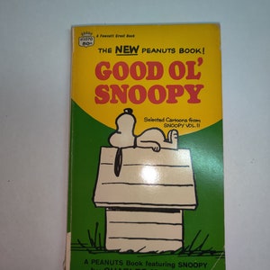 1958 Good Ol' Snoopy Paper Back Book Free Shipping - Etsy