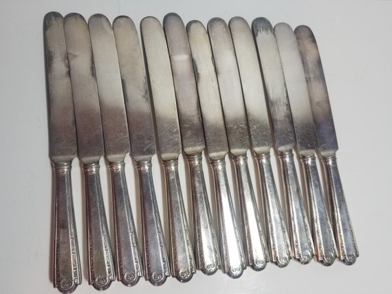 1835 R.wallace Dinner Knives Set of 12 Free Shipping - Etsy