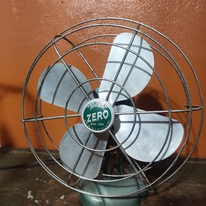 Vintage ZERO Desk Fan Works Rustic Industrial - Etsy