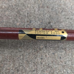 Vintage Roddy Build Custom Rods Fly Fishing Pole Fiber Glass 8 Foot ...