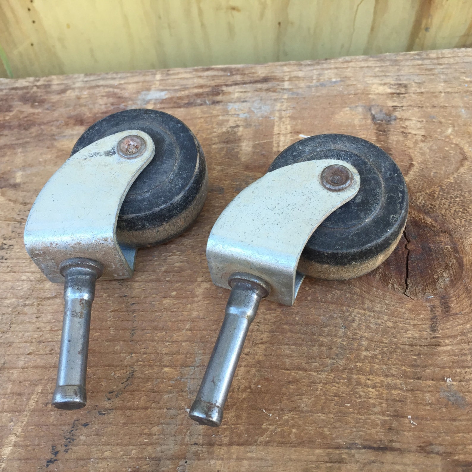 Wood Casters Wheels | Etsy