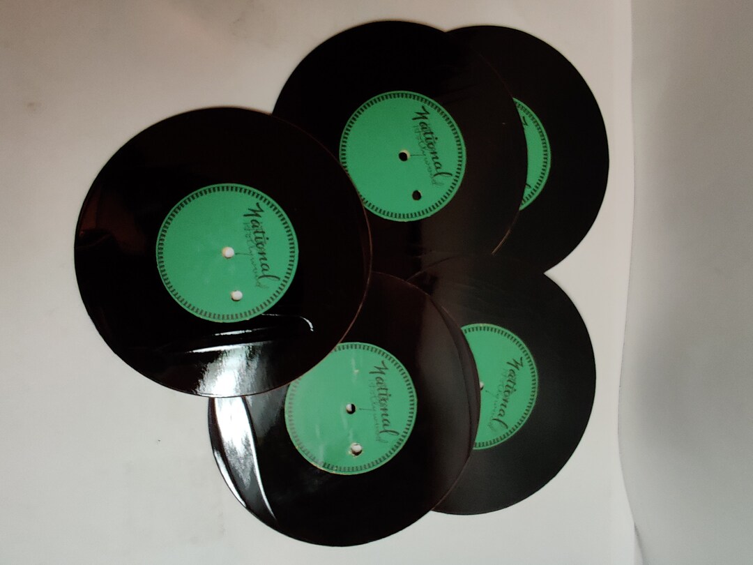 Lot of 5 Vintage National Hollywood Acetate Records Free Shipping - Etsy