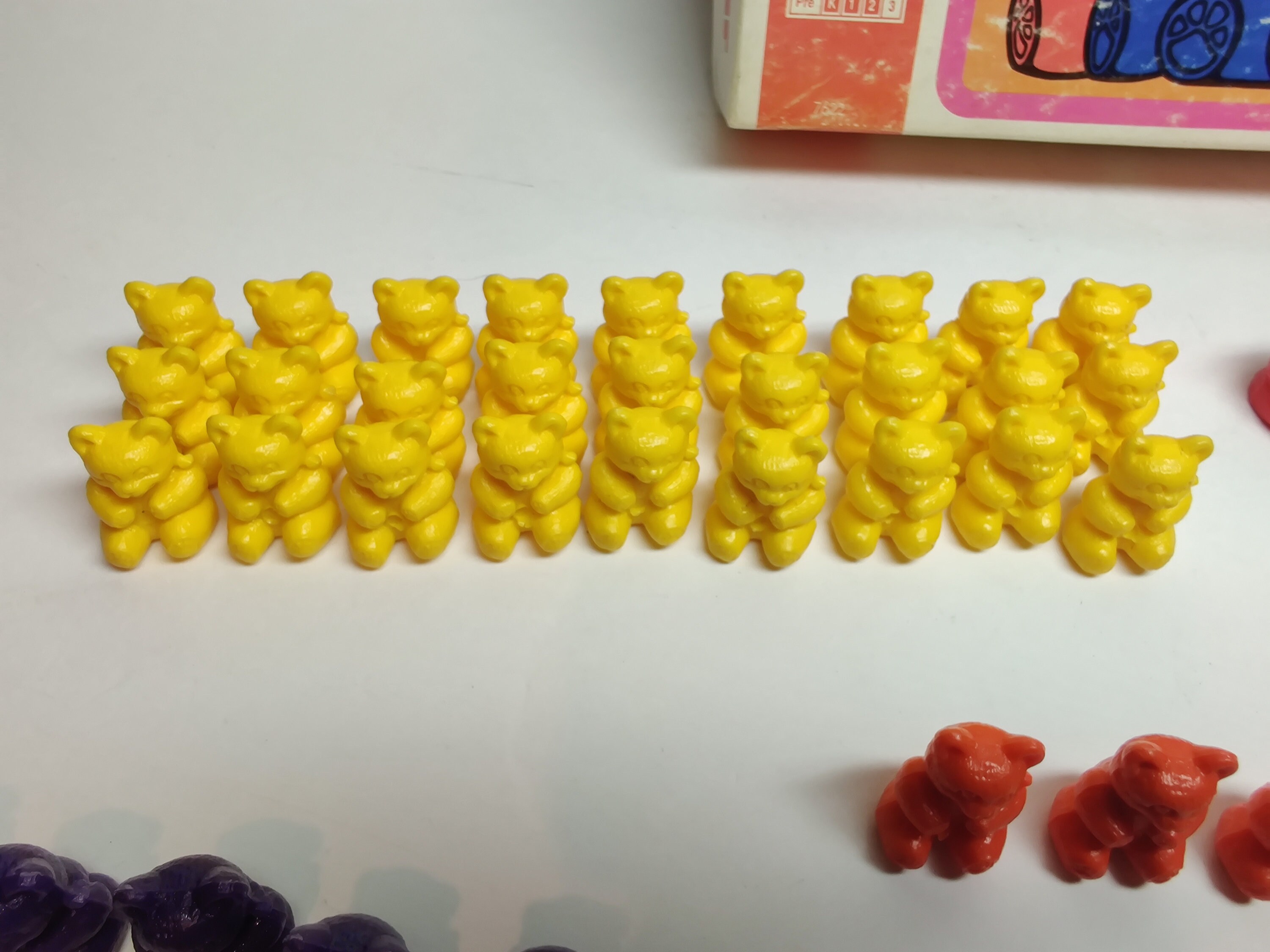 1985 Milton Bradley Teddy Bear Counters A Multi-Sensory | Etsy