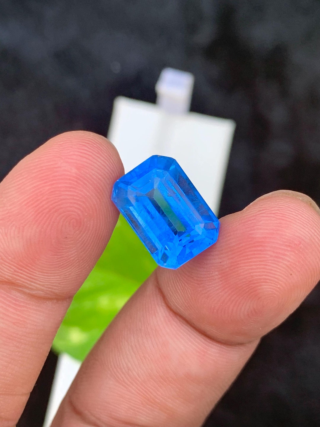Santa Maria Aquamarine Gemstone: Emerald Cut, 8.45 CT Loose Stone - Etsy