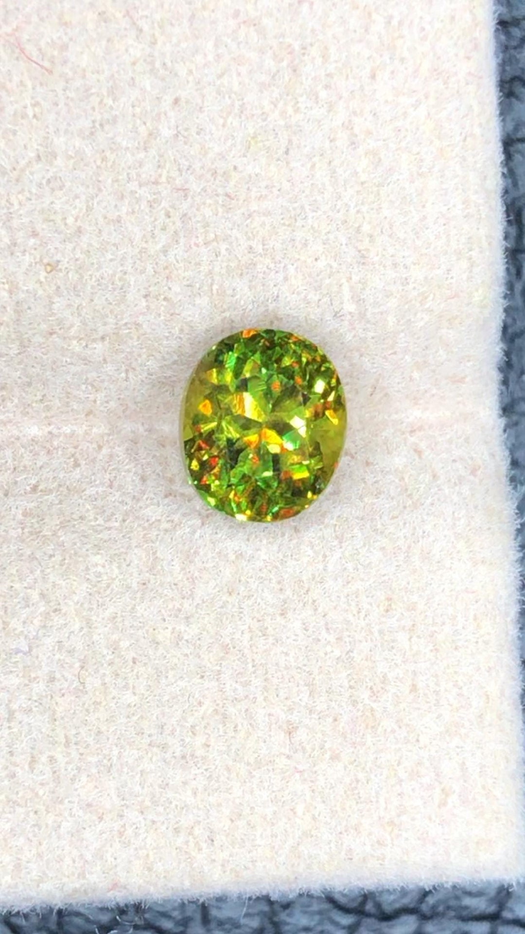 AAA Fire Sphene Gemstone: Natural Titanite Oval Cut (1.45 CT) - Etsy