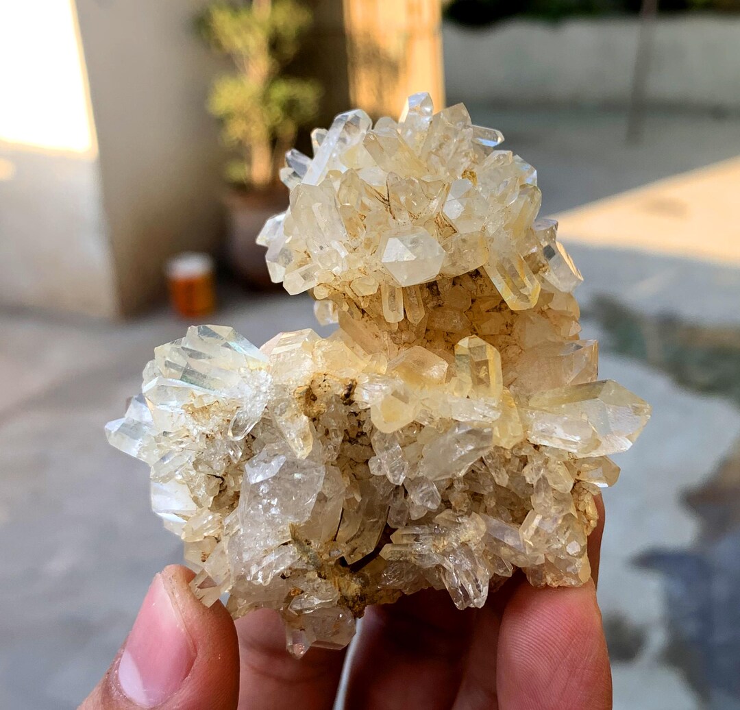 Natural Lemurian Quartz Cluster, Quartz Specimen, Quartz Bunch From ...