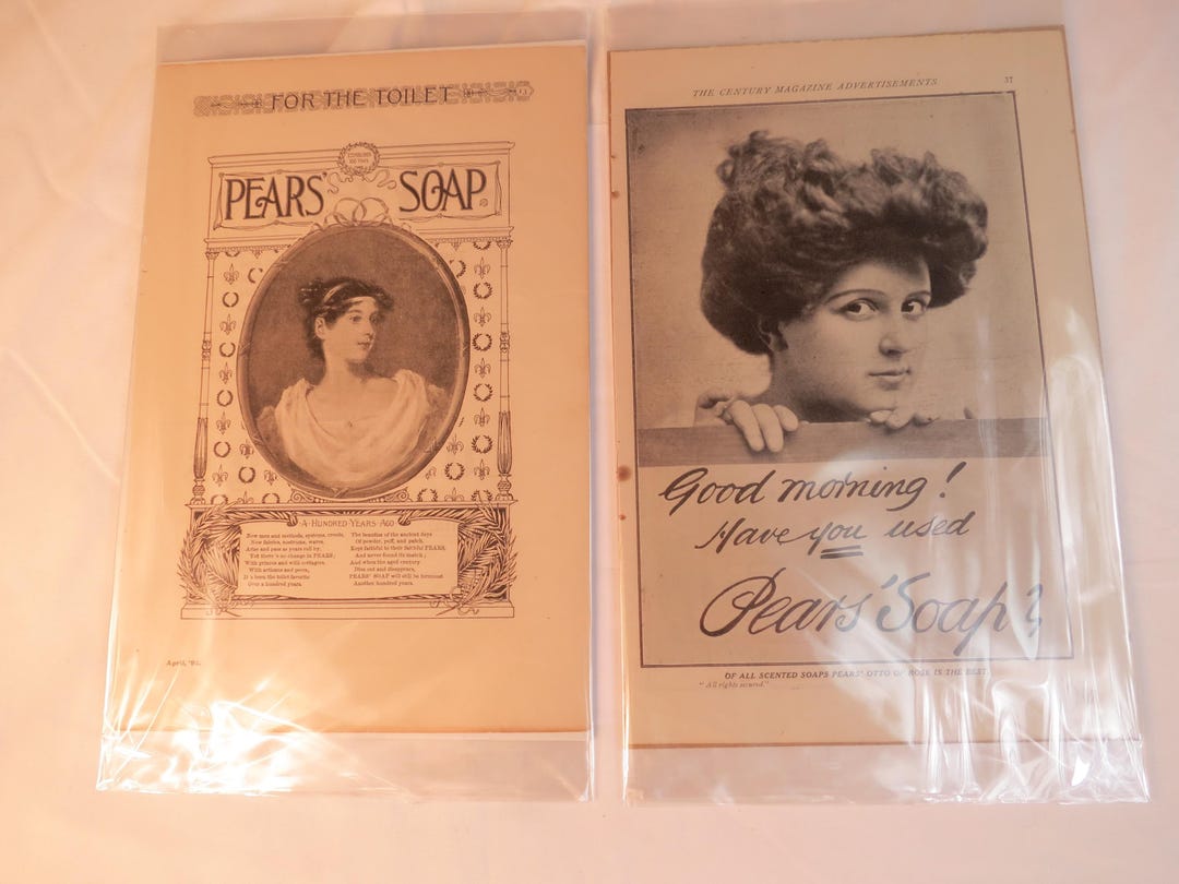 Vintage Pears Soap Ad - April 1895 - the Century Magazine - Etsy
