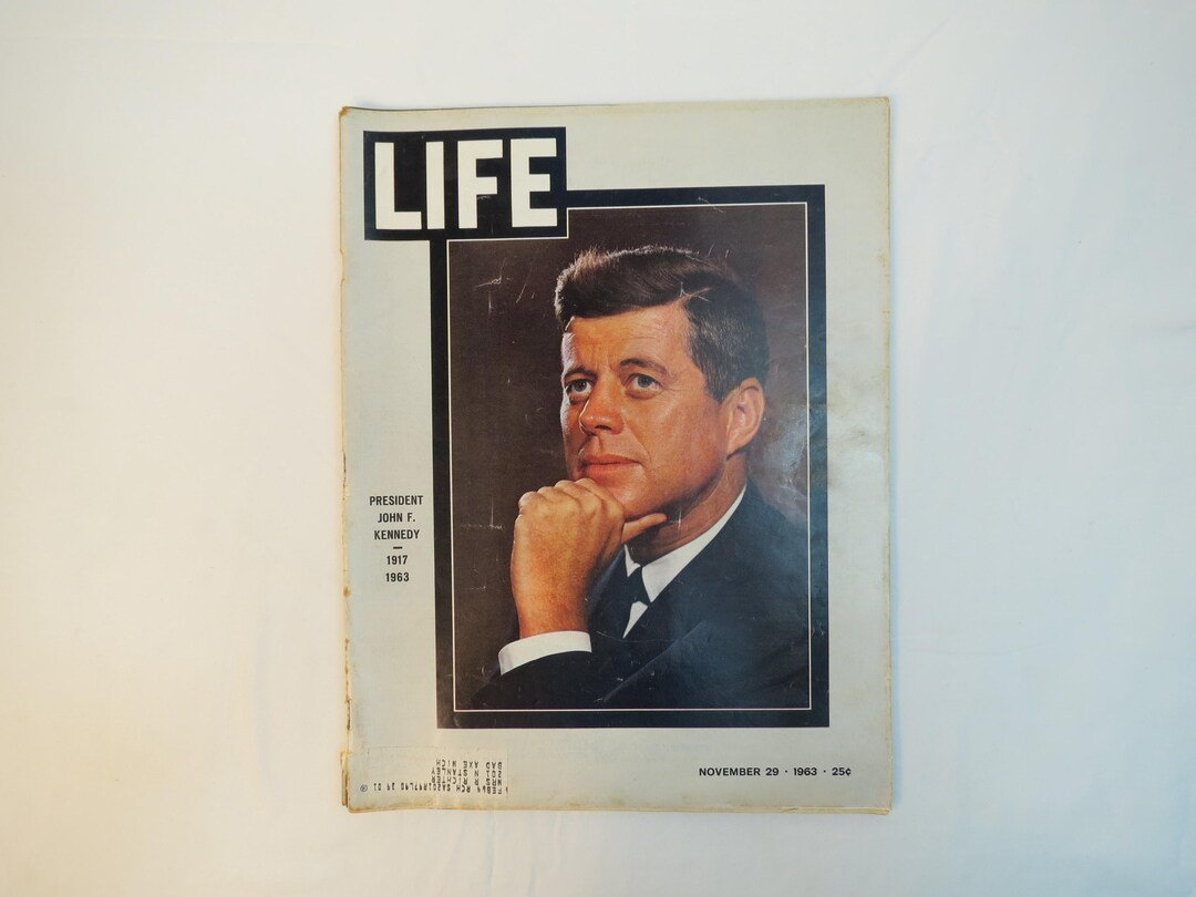 Vintage Historic Life Magazine - November 29, 1963 - President John F ...