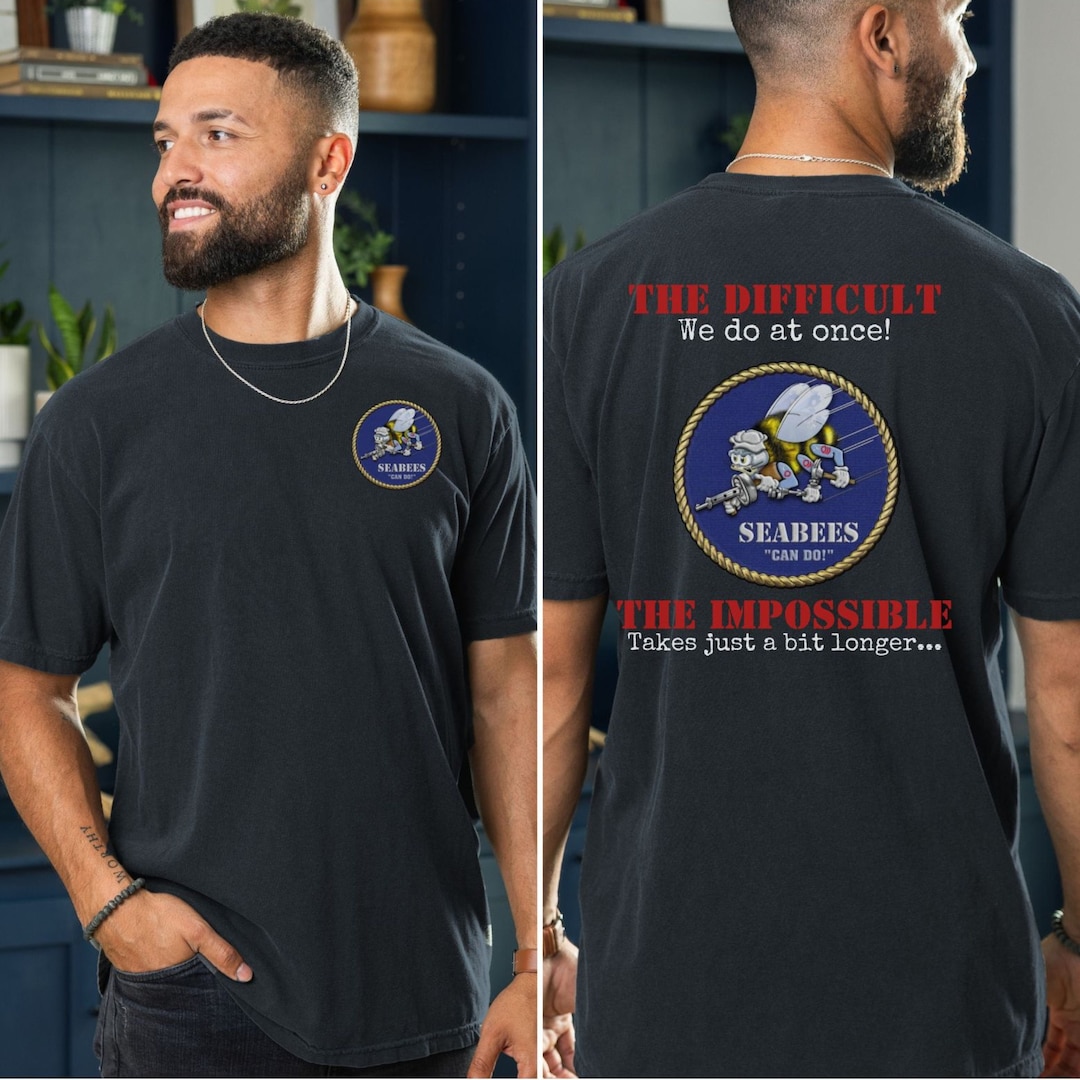 US Navy Seabee, US Navy Seabee Shirt, Proud Navy Veteran, US Navy Shirt ...