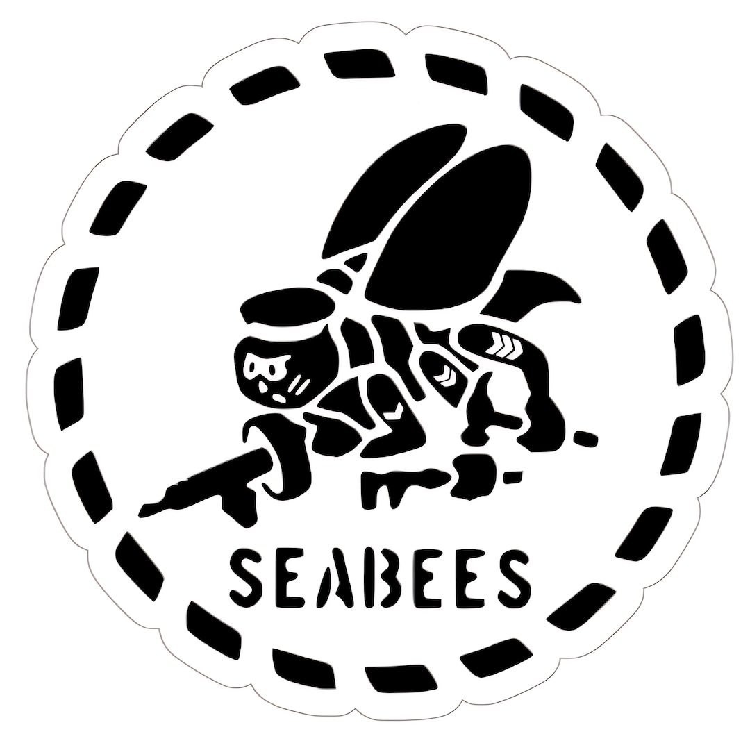 Seabee Rate Sticker, Veteran Decals, Vinyl Military Vehicle Accessories ...