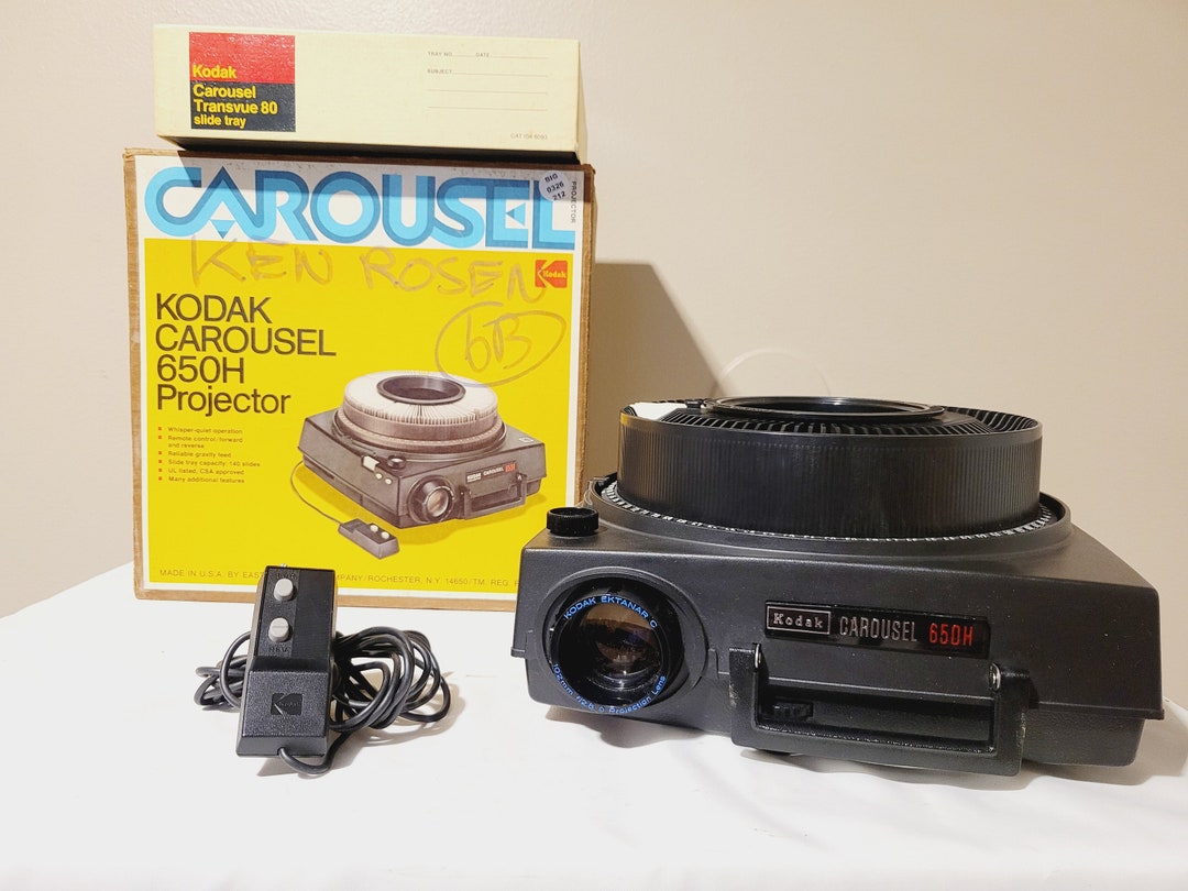 Kodak Carousel 650H Slide Projector Tested Fully Functional See Video ...