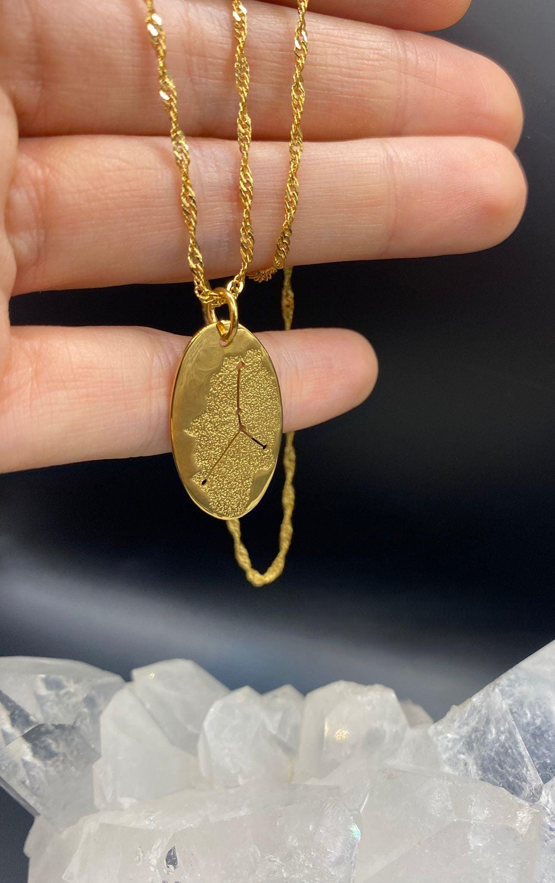 Cancer Zodiac Sign Pendant | Astrology Necklace | Handmade Jewelry ...