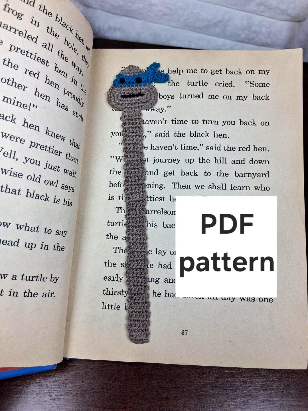 Crochet Turtle Bookmark Pattern (PDF Pattern) - Etsy