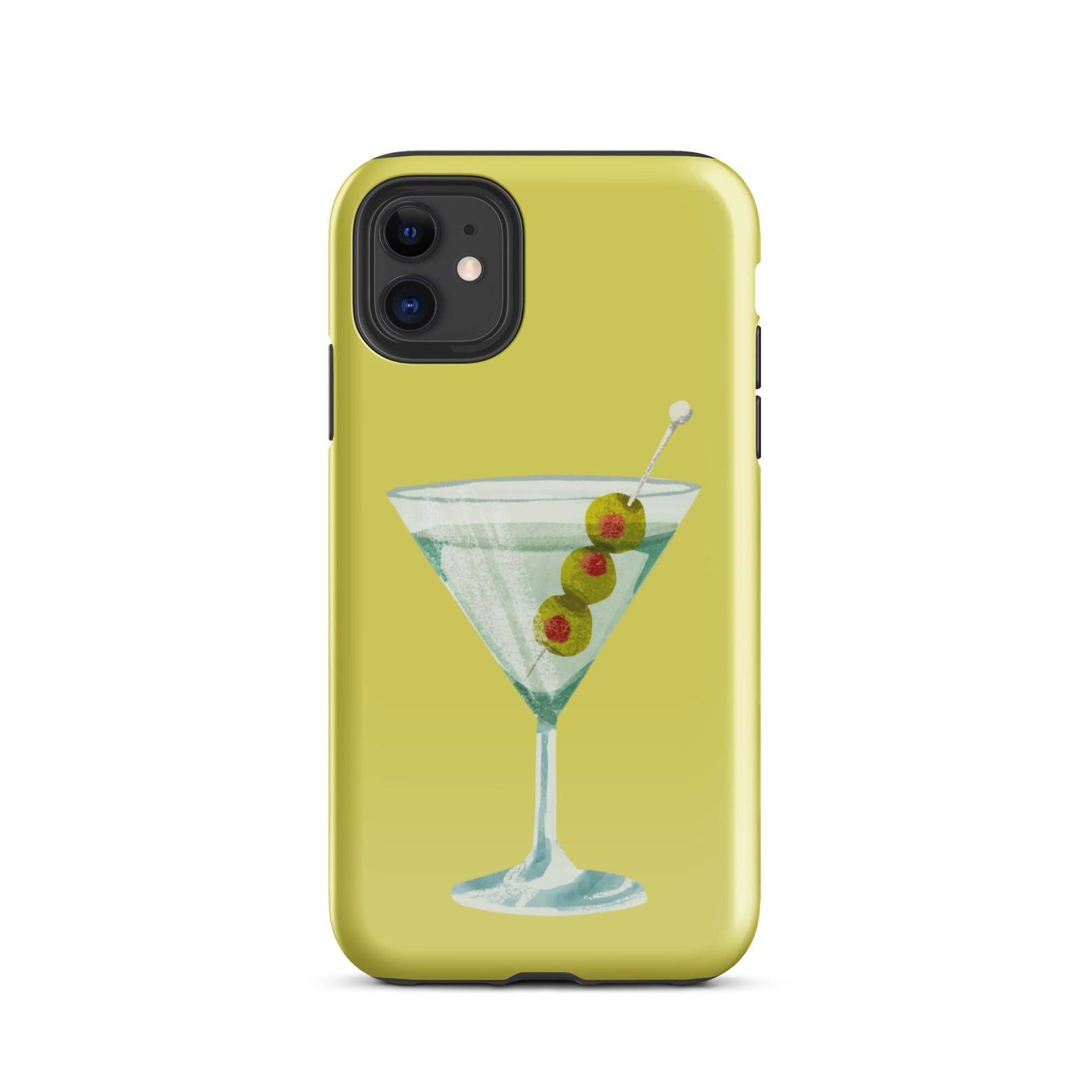 Green Olive Martini Cocktail Phone Case, Y2K Grunge Coquette, Retro ...